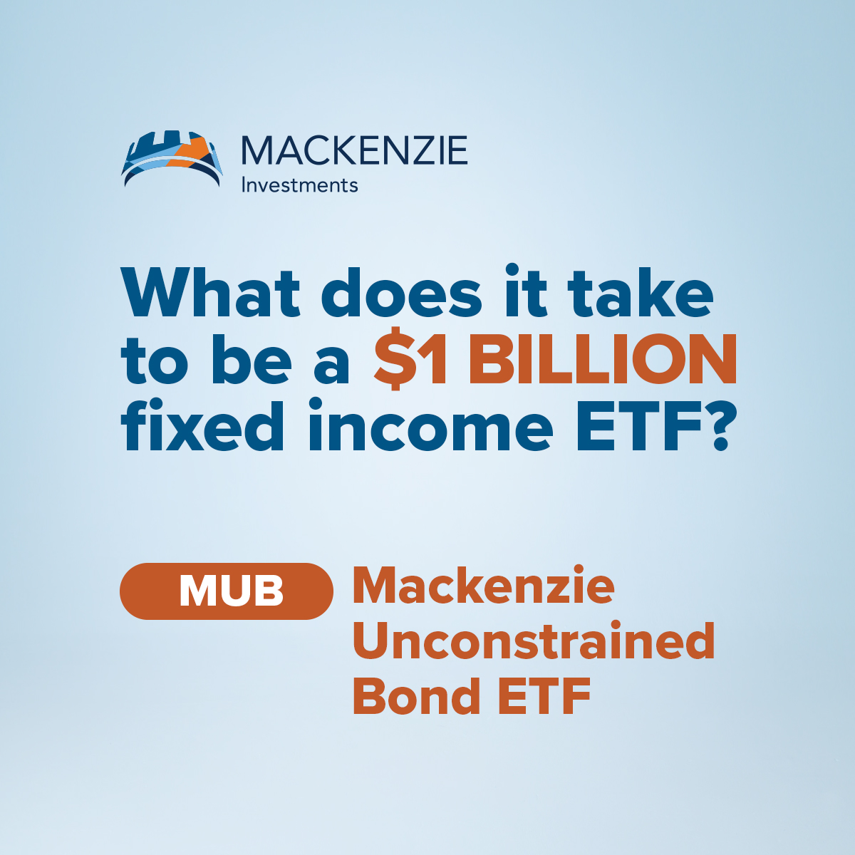 What does it take to be a $1 billion fixed income ETF? | Mackenzie Investments